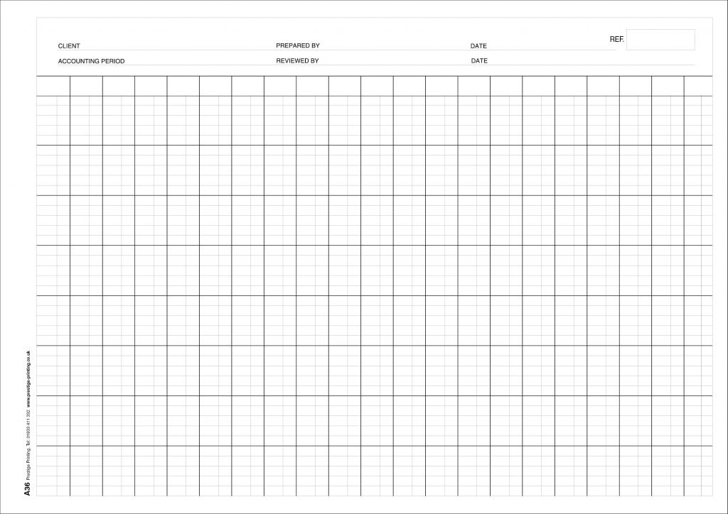 A3 Plain Analysis Pads - Prestige Printing